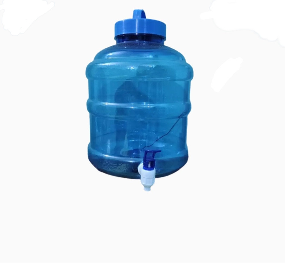 Food Grade Plastic Water Jar With Tap Capacity - 8 Liters